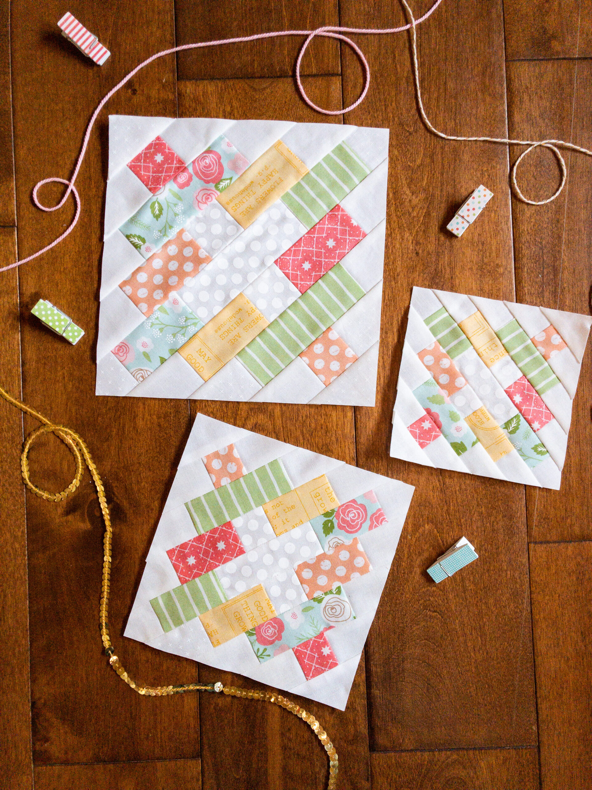 Album Quilt Block – Summer Moon - Quilted Lullabies